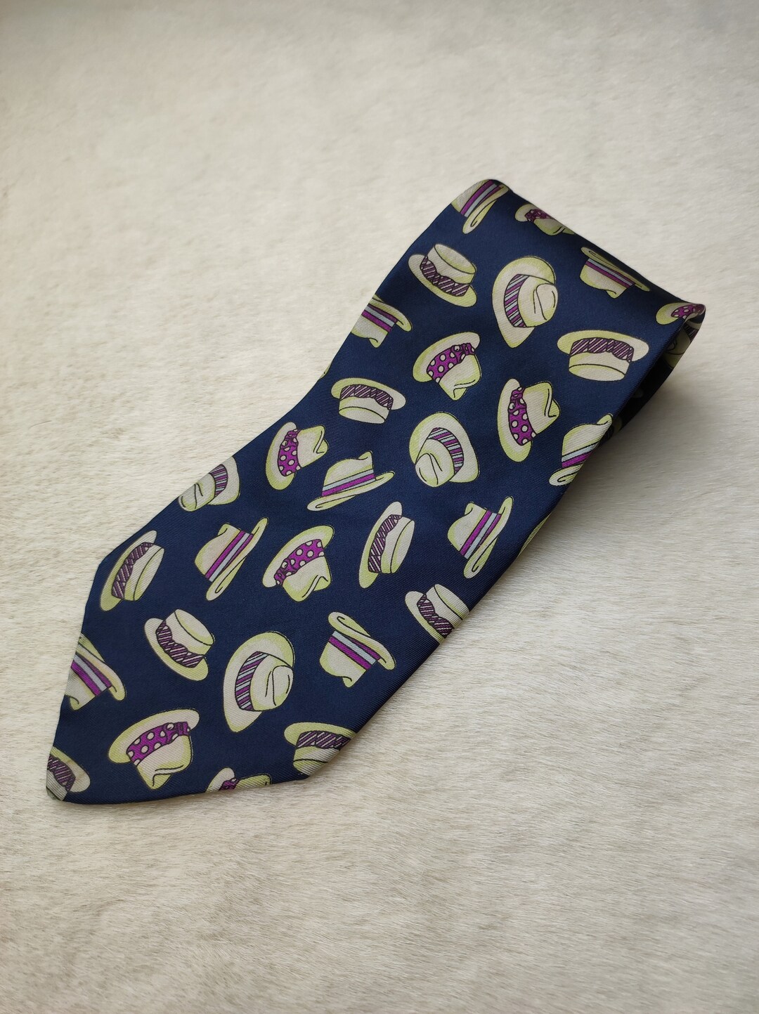 FENDI Vintage Silk Tie, Authentic Designer Necktie, Italian Luxury Neck ...