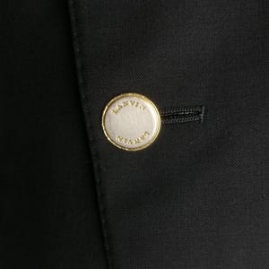 LANVIN PARIS Wool Suit Jacket, 90s French Designer Mens Blazer, Single ...