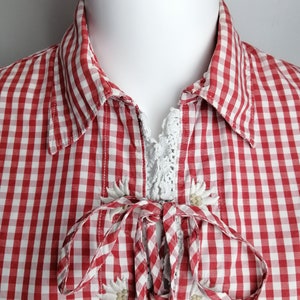 Austrian Dirndl Blouse, Traditional Trachten Blouse, Womens Oktoberfest ...