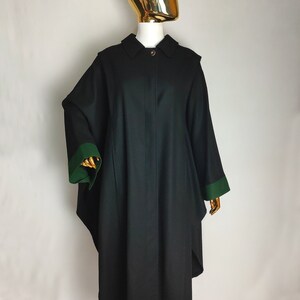 Austrian Loden Wool Cape, 80s Womens Trachten Coat, Oversized Dirndl ...