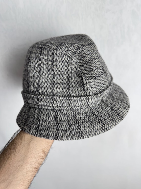 80s KANGOL Tweed Hat, Classic British Style Wool Hat,… - Gem