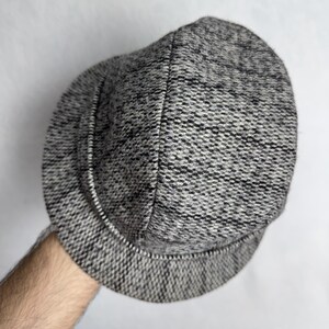 80s KANGOL Tweed Hat, Classic British Style Wool Hat, Unisex Gray ...