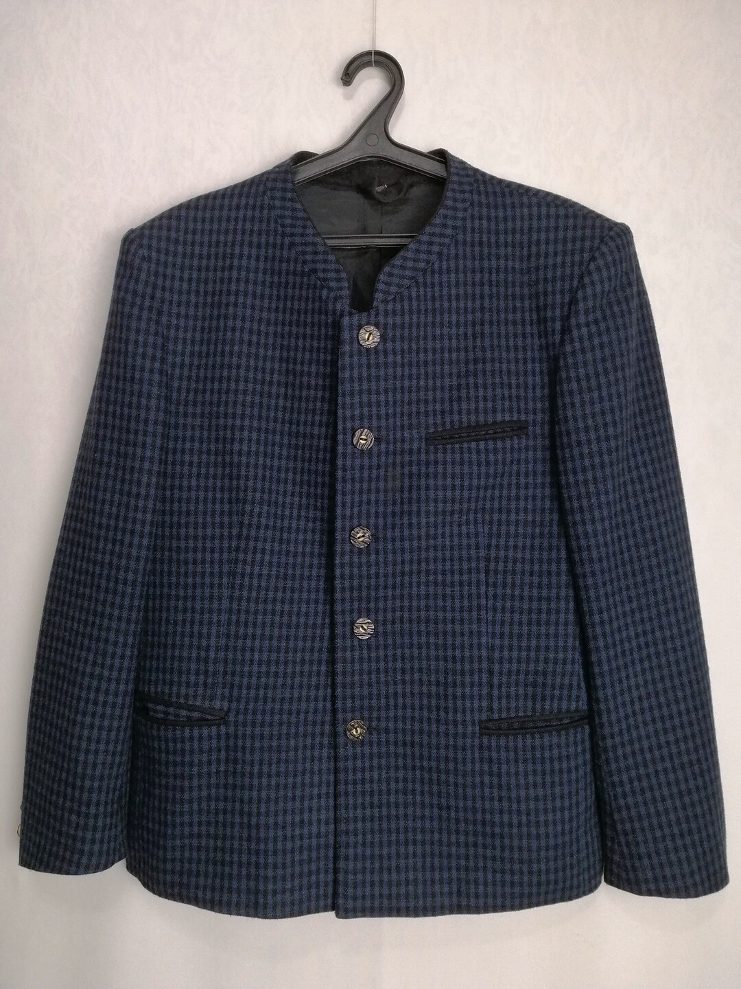 Mens Trachten Jacket, Austrian Loden Wool Jacket, Traditional Tyrol ...