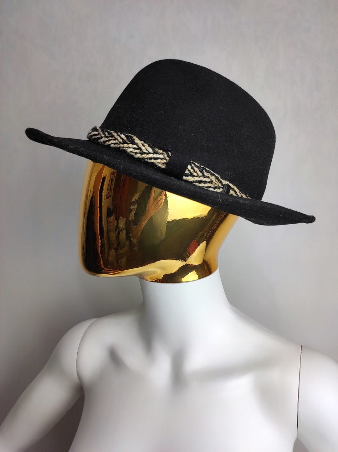 German Wool Hat, Oktoberfest Felt Hat, Wide Brim Hat, Traditional ...