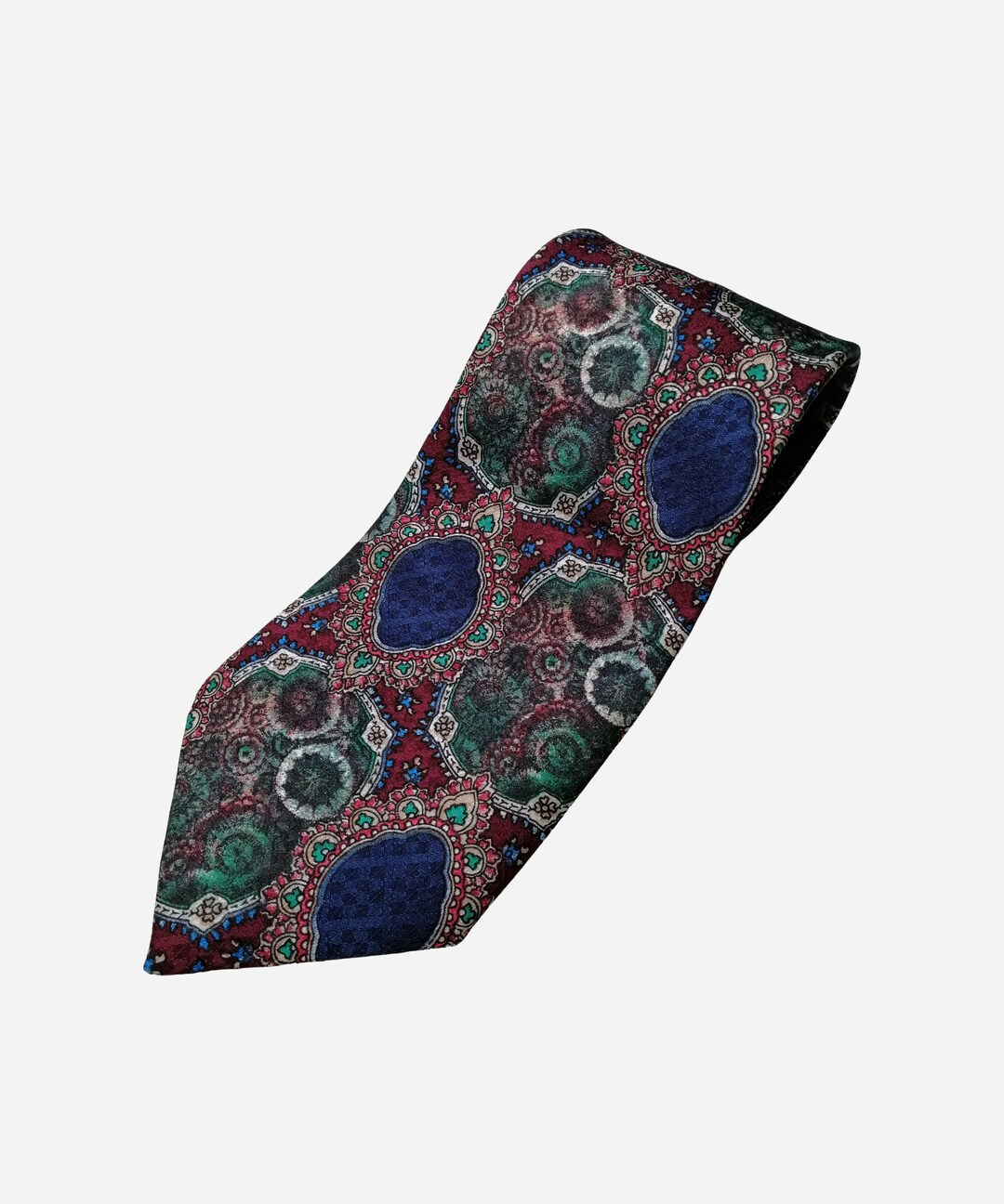 PIERRE CARDIN Tie, 80s French Designer Necktie, Abstract Print Neck Tie ...