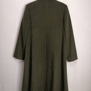 Loden Wool Coat, Womens Austrian Wool Jacket, Green Trachten Overcoat ...