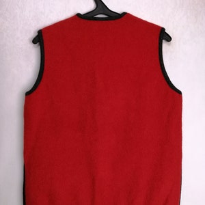 Austrian Boiled Wool Vest, 80s Trachten Dirndl Vest, Oktoberfest ...