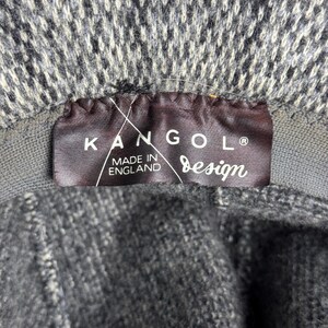 80s KANGOL Tweed Hat, Classic British Style Wool Hat, Unisex Gray ...