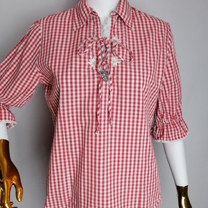 Austrian Dirndl Blouse, Traditional Trachten Blouse, Womens Oktoberfest ...