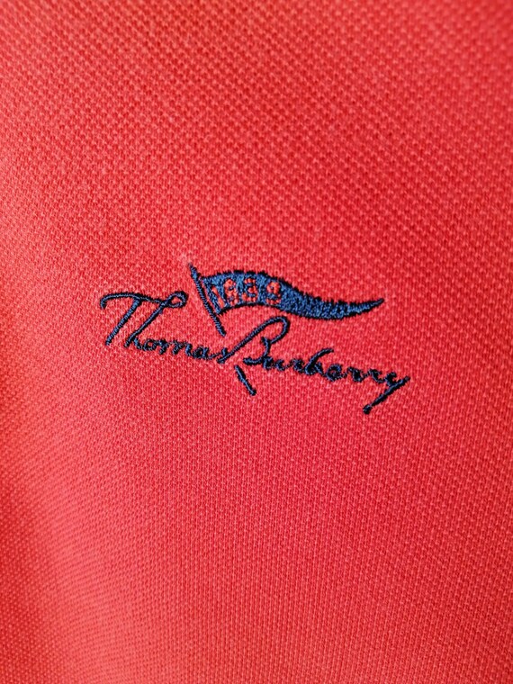 THOMAS BURBERRY Vintage Mens Polo Shirt 90s Burberrys… - Gem