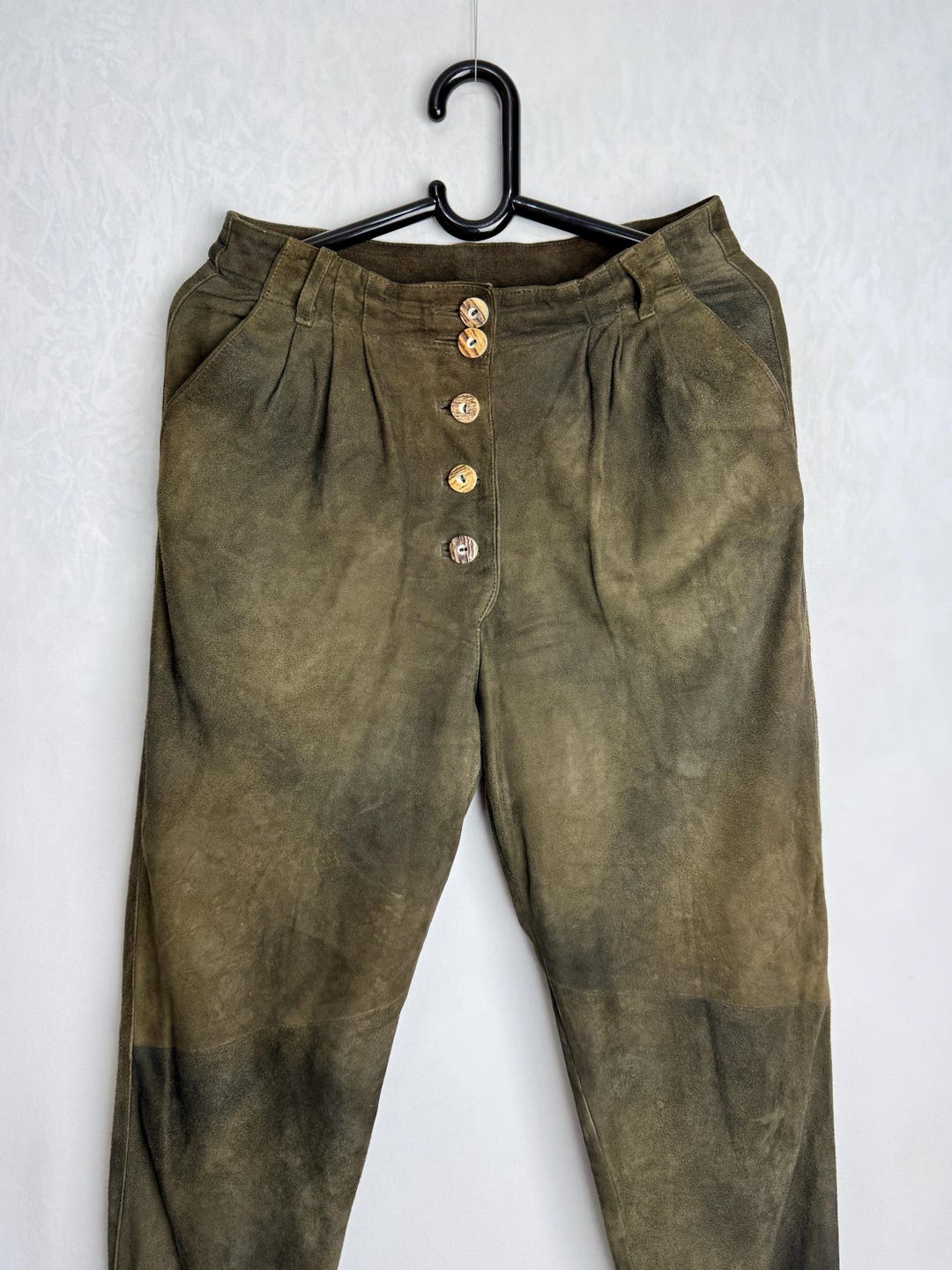 Trachten Womens Lederhosen, Traditional Austrian Suede Pants, Leather ...