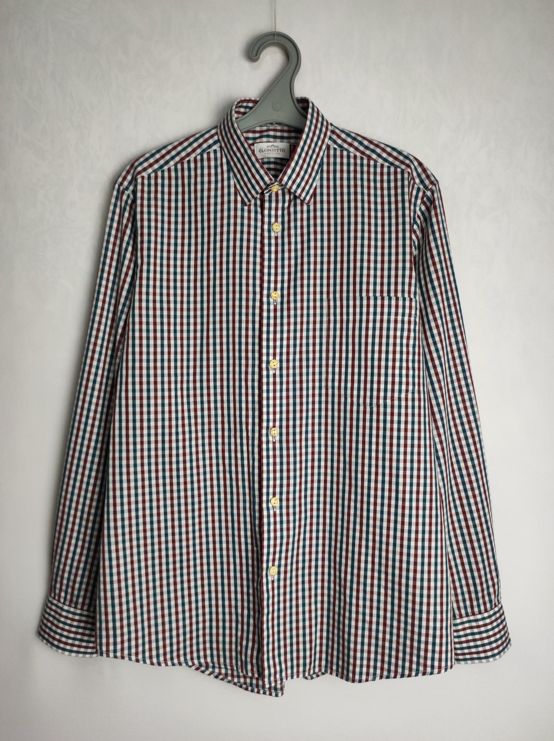 Mens Trachten Shirt, Traditional Alpen Shirt, Long Sleeve Austrian ...