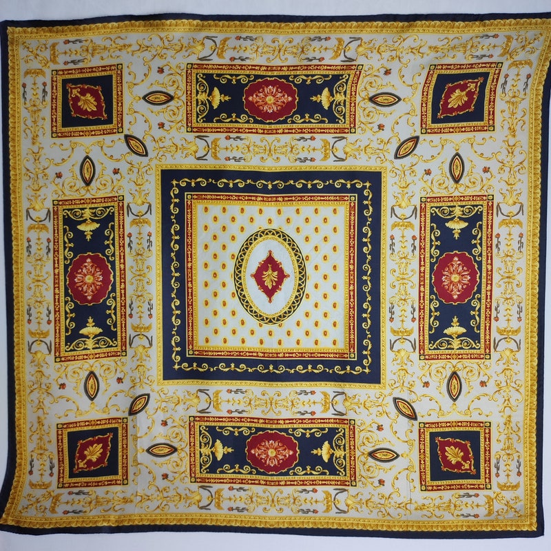 Silk Scarf Vintage - Etsy