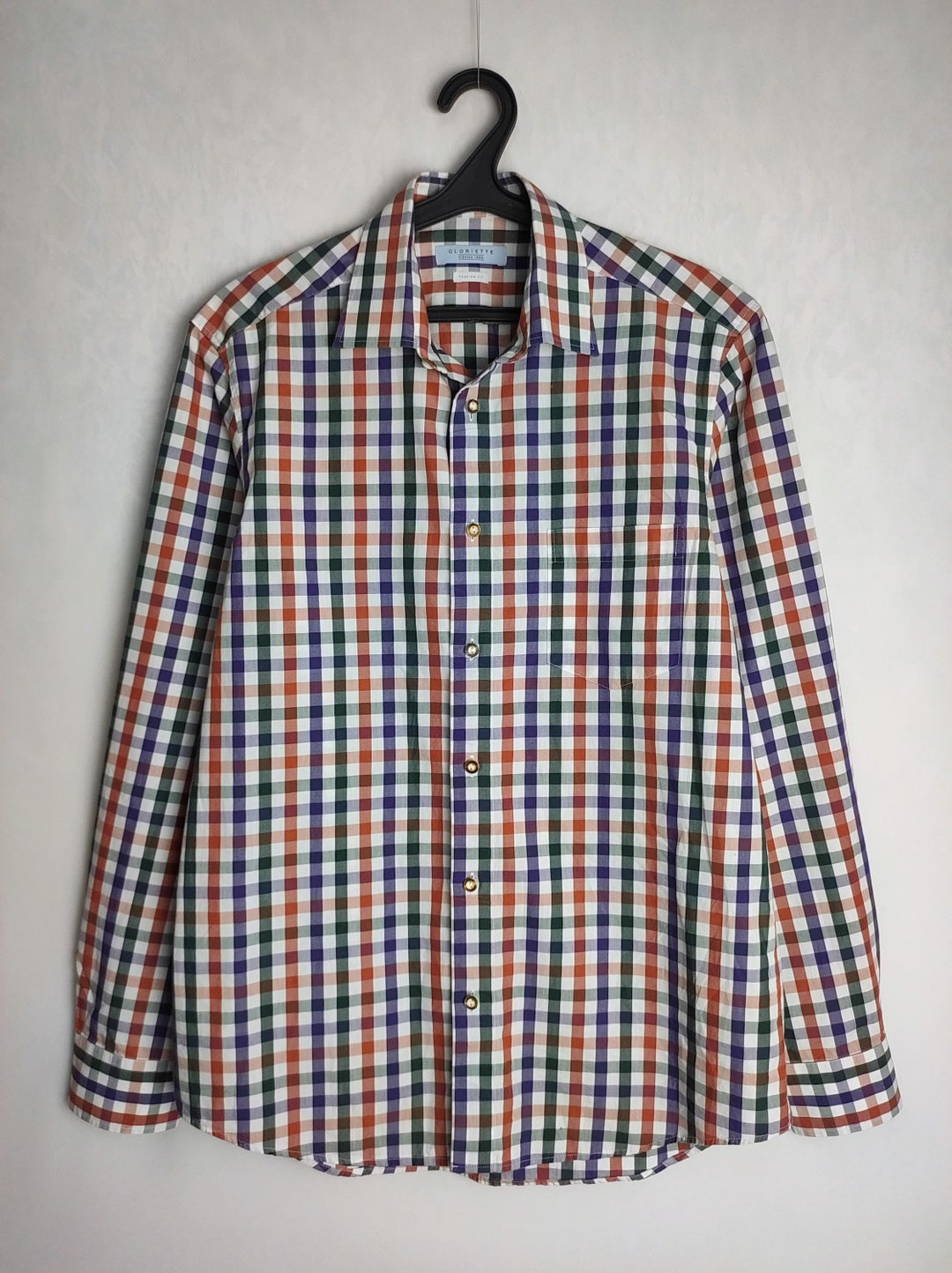 Mens Trachten Shirt, Traditional Alpen Shirt, Long Sleeve Austrian ...