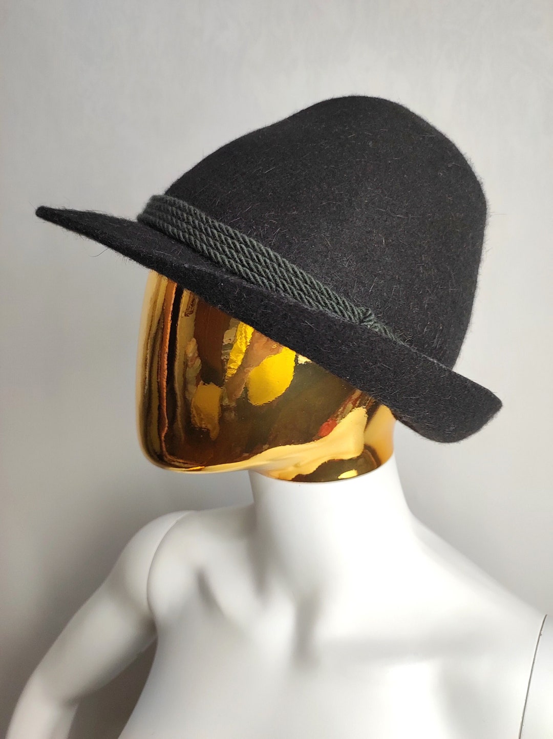 Tyrol Felt Hat, Traditional Oktoberfest Hat, Austrian Wool Fedora ...