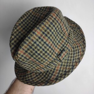 FAILSWORTH Tweed Hat, Clansman Checked Bucket Hat, Houndstooth Wool ...
