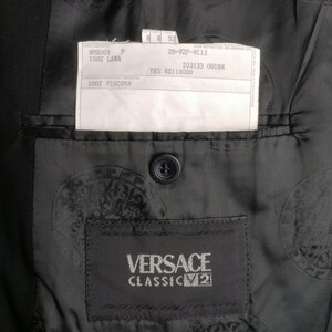 VERSACE CLASSIC V2 Wool Jacket, 90s Gianni Versace Suit Jacket, Men ...