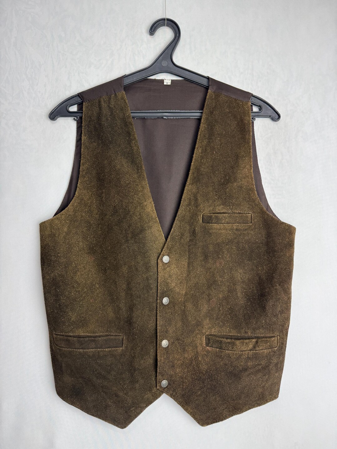 Austrian Suede Vest, Trachten Leather Vest, Mens Oktoberfest Vest ...