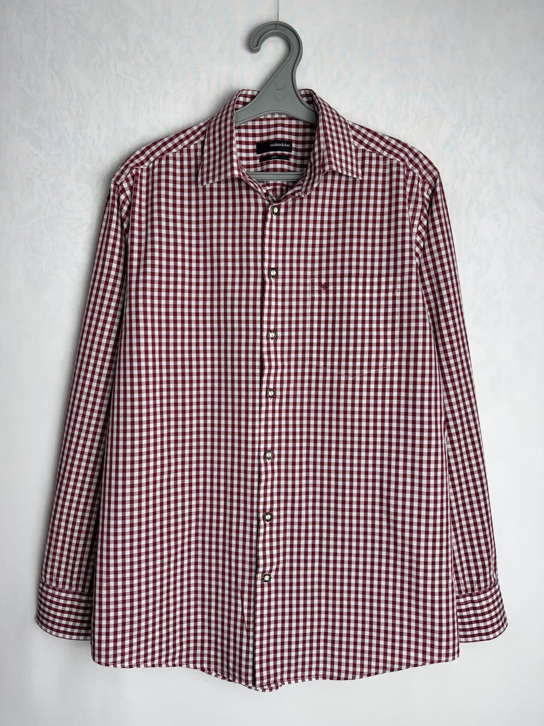 Mens Trachten Shirt, Traditional Alpen Shirt, Long Sleeve Austrian ...