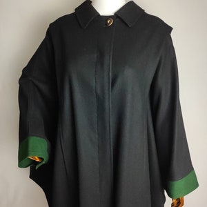 Austrian Loden Wool Cape, 80s Womens Trachten Coat, Oversized Dirndl ...