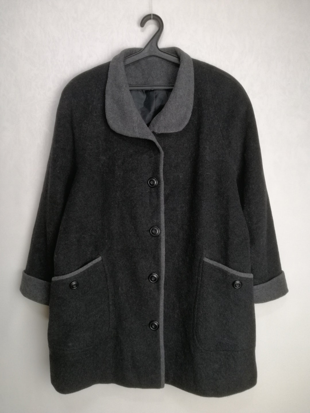 Austrian Wool Cashmere Coat, Dirndl Loden Jacket, Traditional Trachten ...