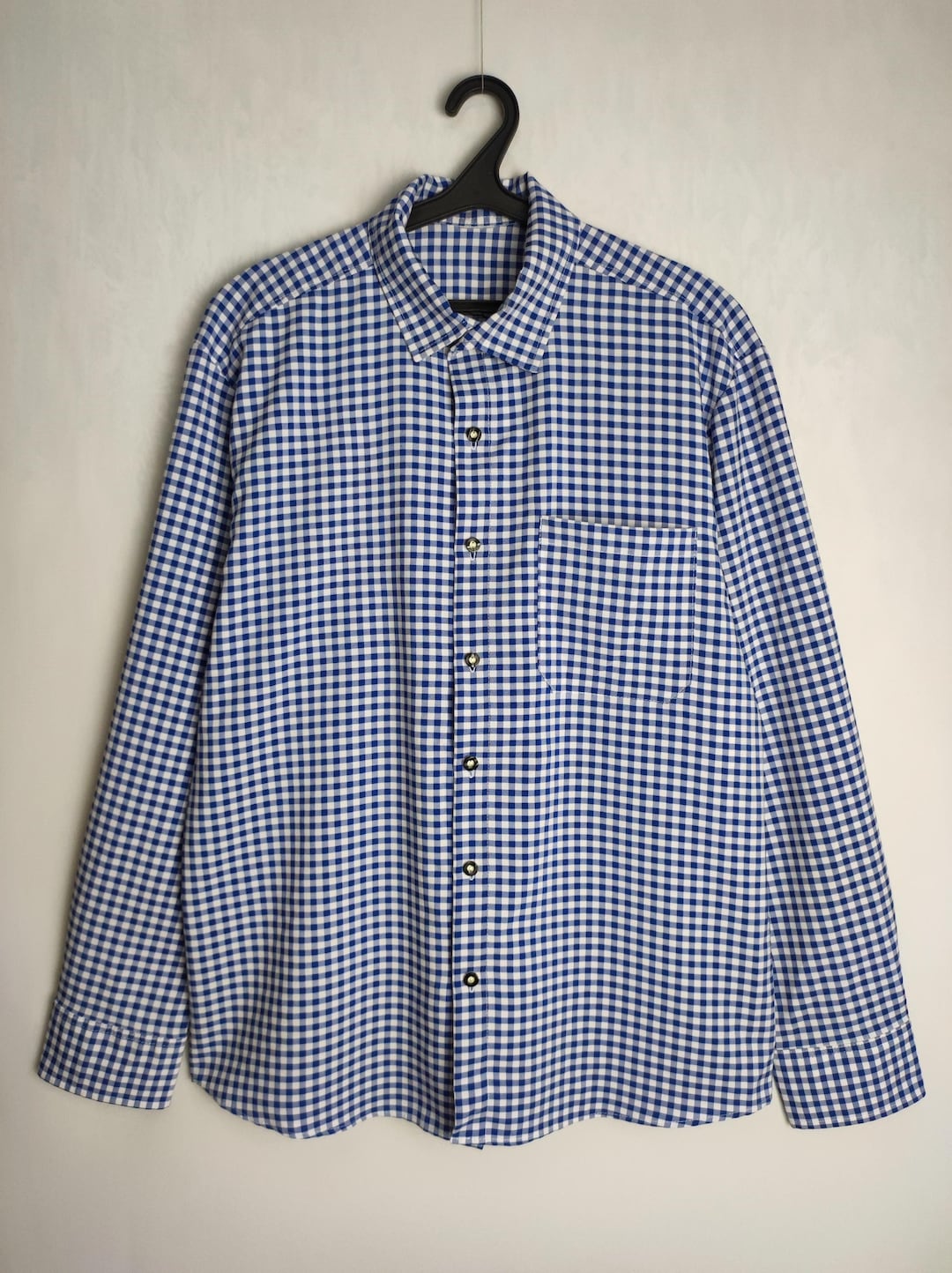 Mens Trachten Shirt, Traditional Alpen Shirt, Long Sleeve Austrian ...