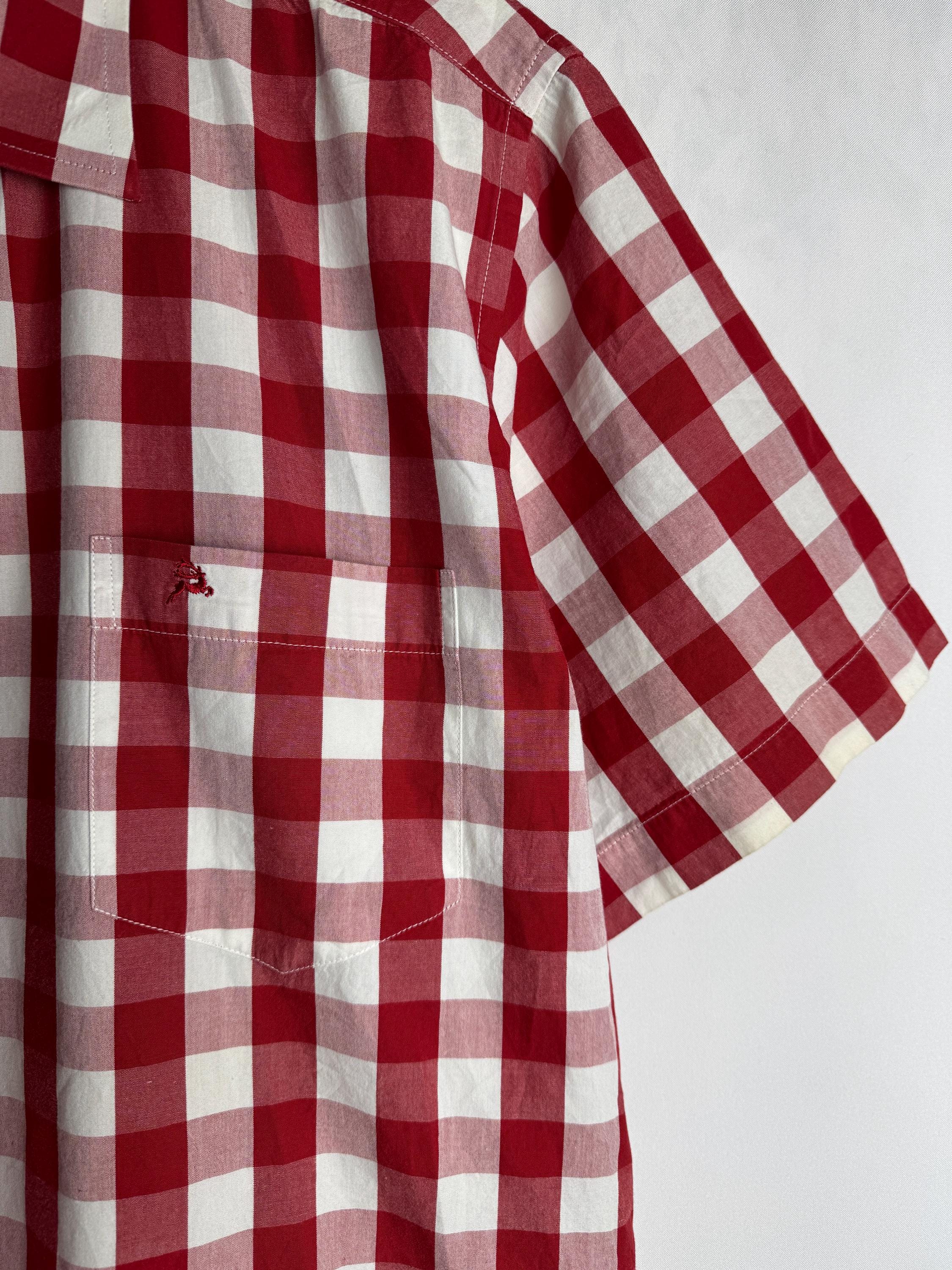Mens Trachten Shirt, Traditional Alpen Shirt, Short Sleeve Austrian ...