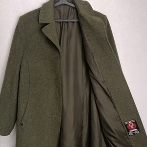 Loden Wool Coat, Womens Austrian Wool Jacket, Green Trachten Overcoat ...