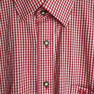 Mens Trachten Shirt, Traditional Alpen Shirt, Long Sleeve Austrian ...
