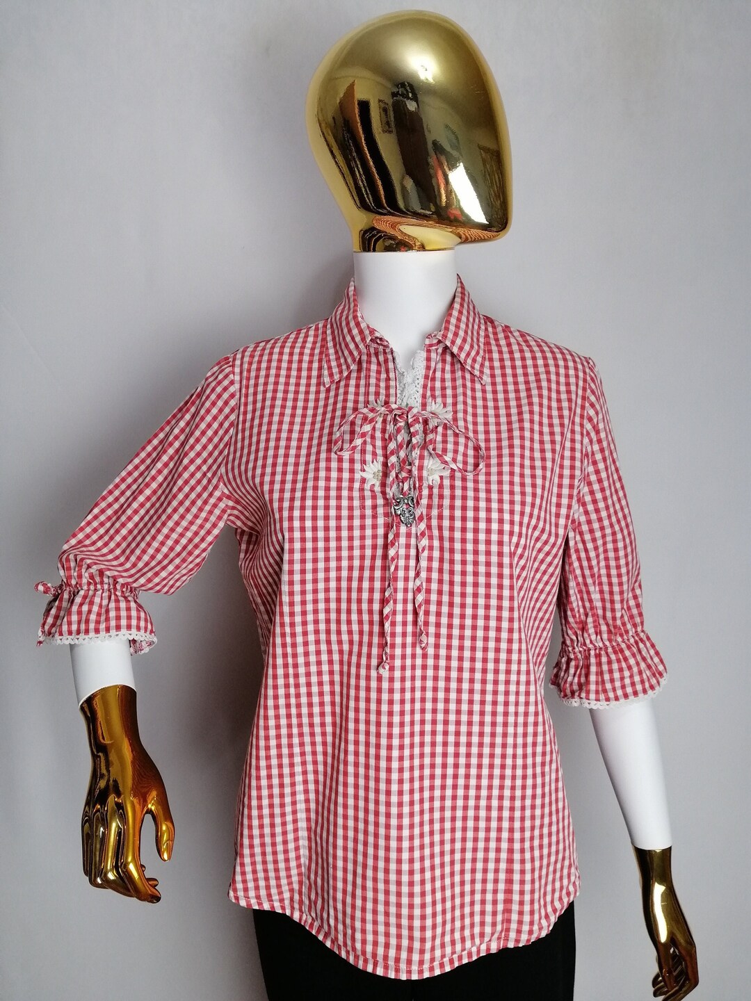 Austrian Dirndl Blouse, Traditional Trachten Blouse, Womens Oktoberfest ...