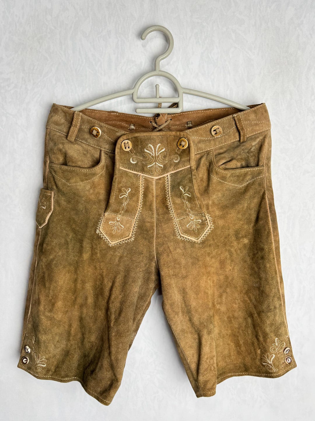 Lederhosen Boys Shorts, Real Leather Trachten Shorts, Traditional ...
