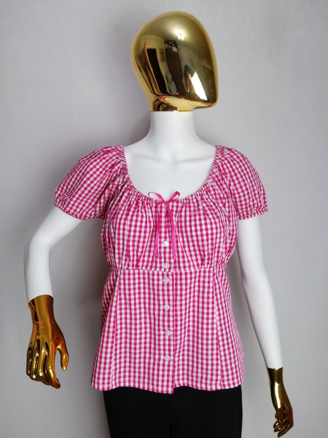 Austrian Dirndl Blouse, Traditional Trachten Blouse, Womens Oktoberfest ...