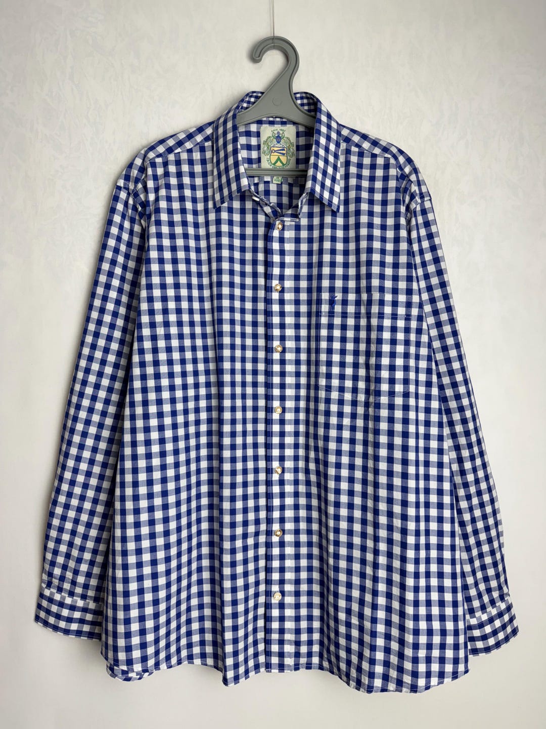 Mens Trachten Shirt, Traditional Alpen Shirt, Long Sleeve Austrian ...