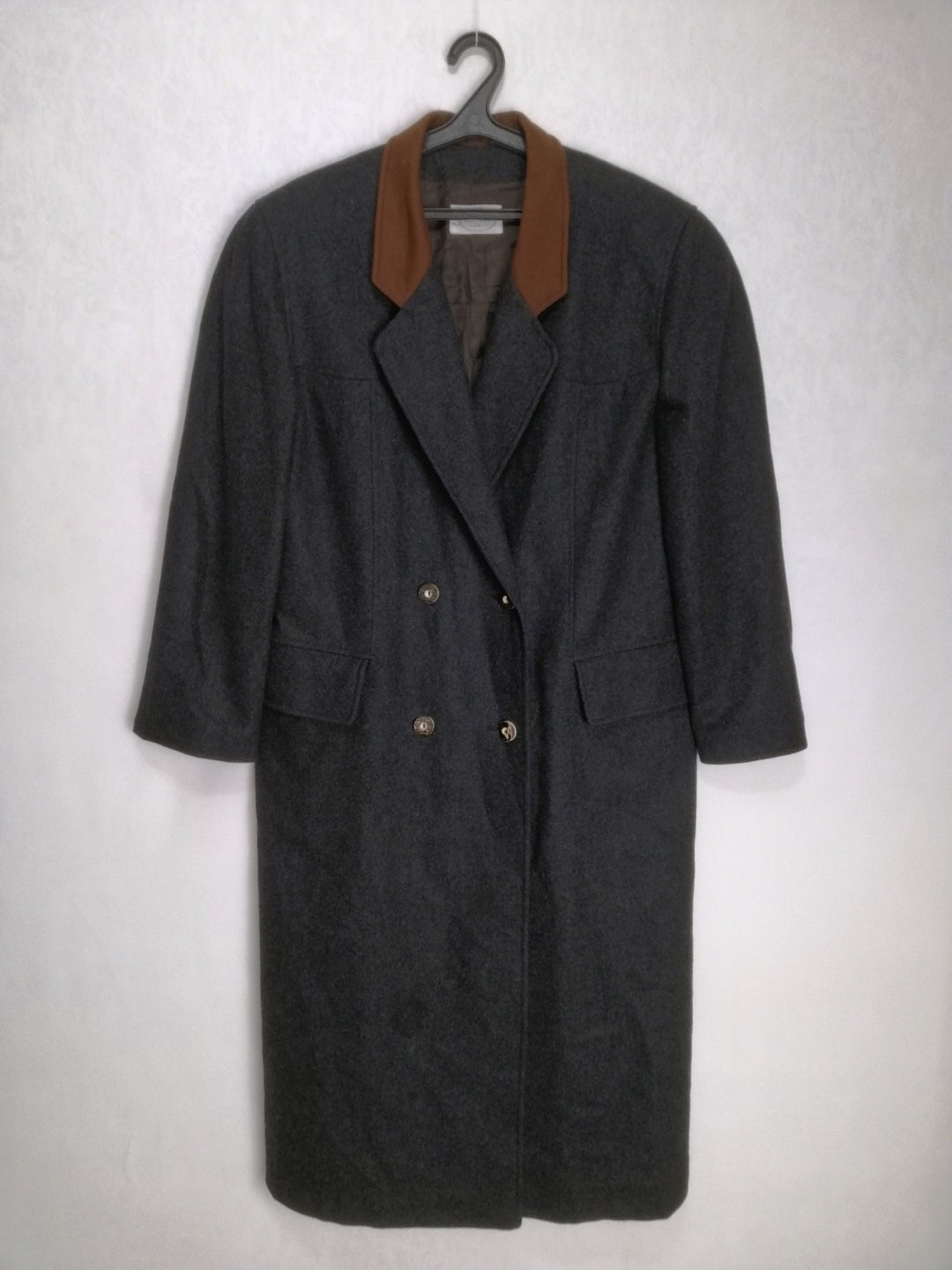 Austrian Loden Wool Coat, Women Alpen Wool Jacket, Double Breast ...