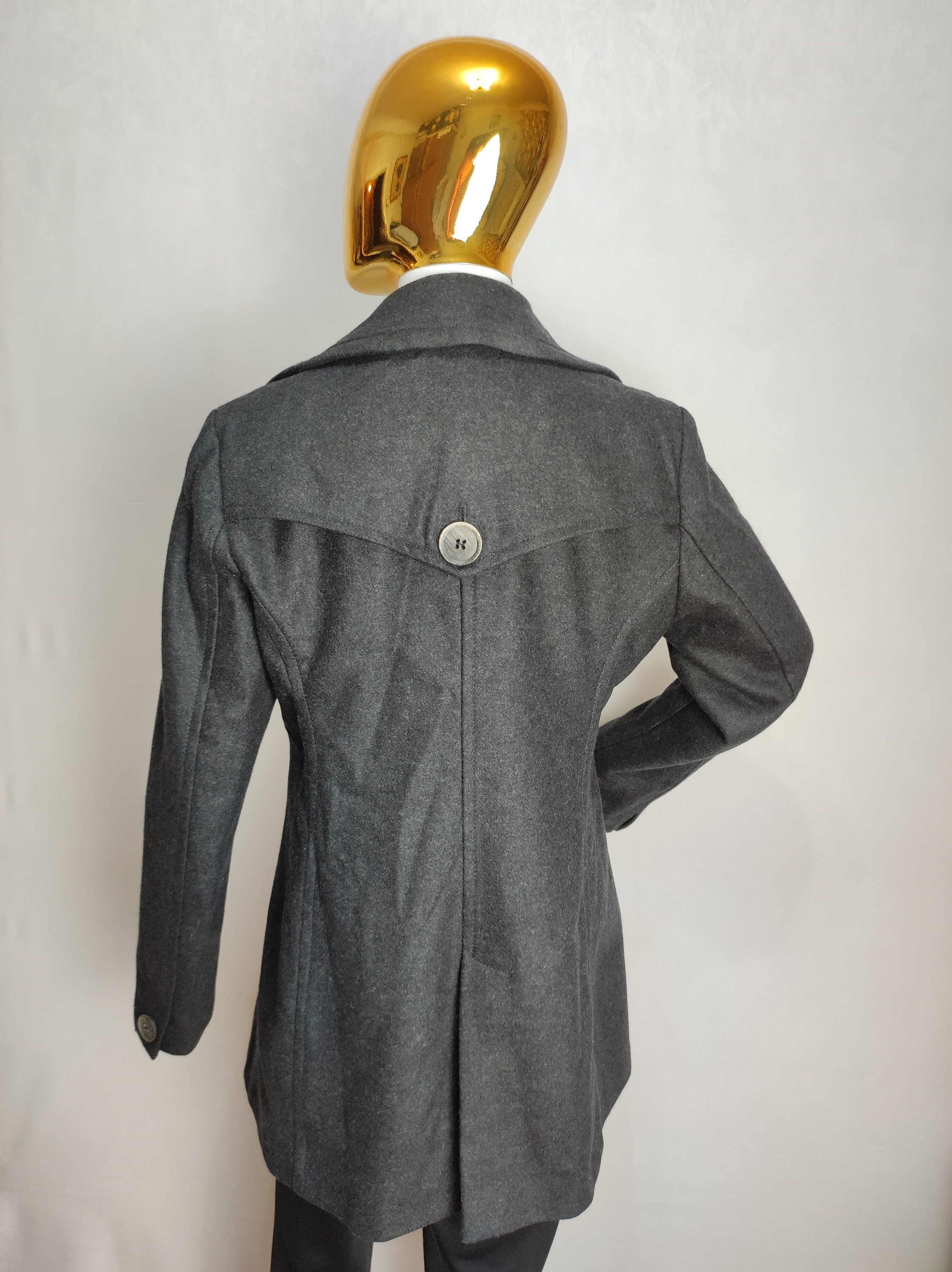 THOMAS BURBERRY Womens Wool Coat, 90s Burberrys of London THOMAS BURBERRY Womens Wool Coat, 90s Burberrys of London