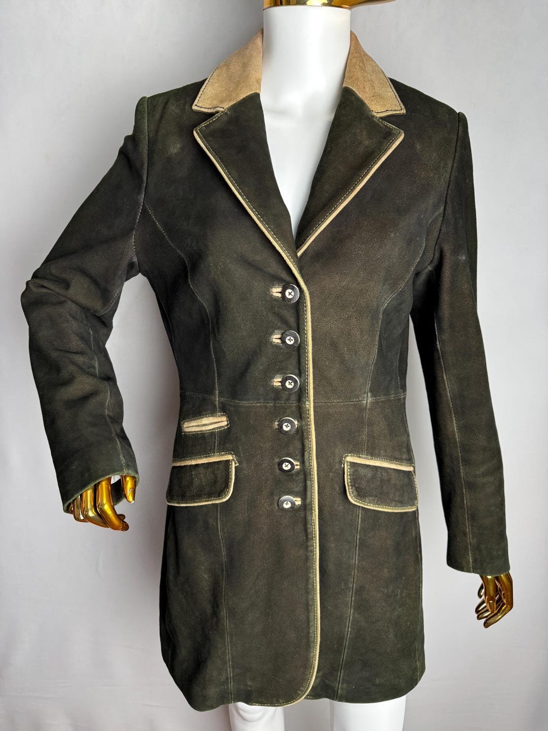 Trachten Suede Jacket, Austrian Dirndl Leather Jacket, Traditional ...