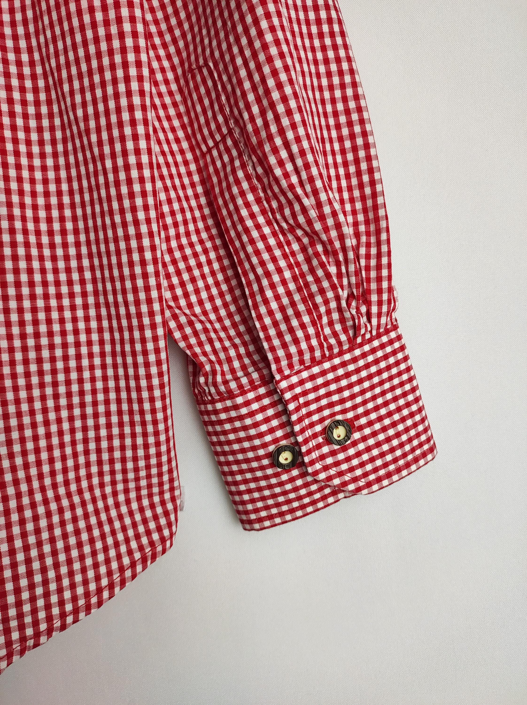 Mens Trachten Shirt, Traditional Alpen Shirt, Long Sleeve Austrian ...