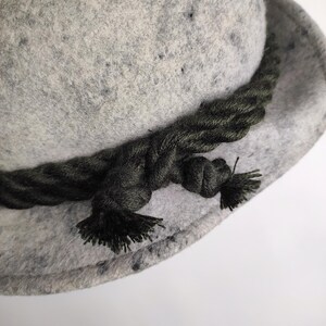 Tyrol Felt Hat, Traditional Oktoberfest Hat, Austrian Wool Fedora ...