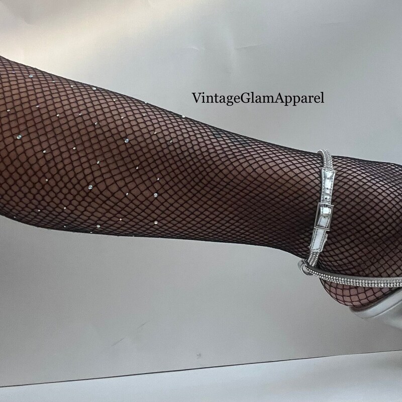 Rhinestone Fishnet - Etsy