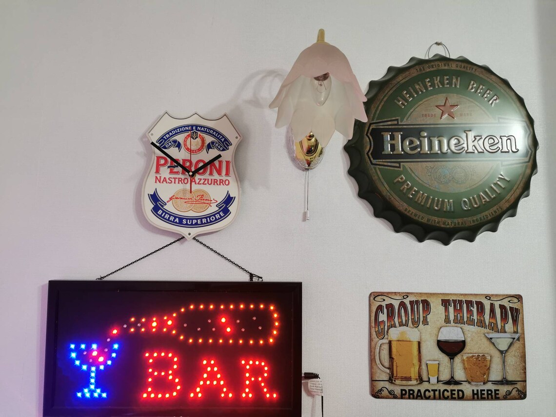 10 Peroni Beer Clock Ideal for Home Bar / Bedroom / - Etsy