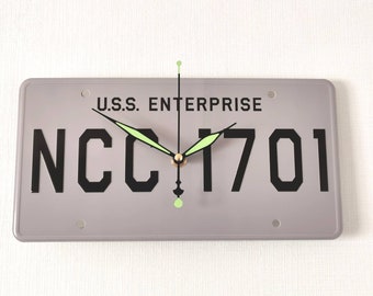 License Plate Clock | Etsy