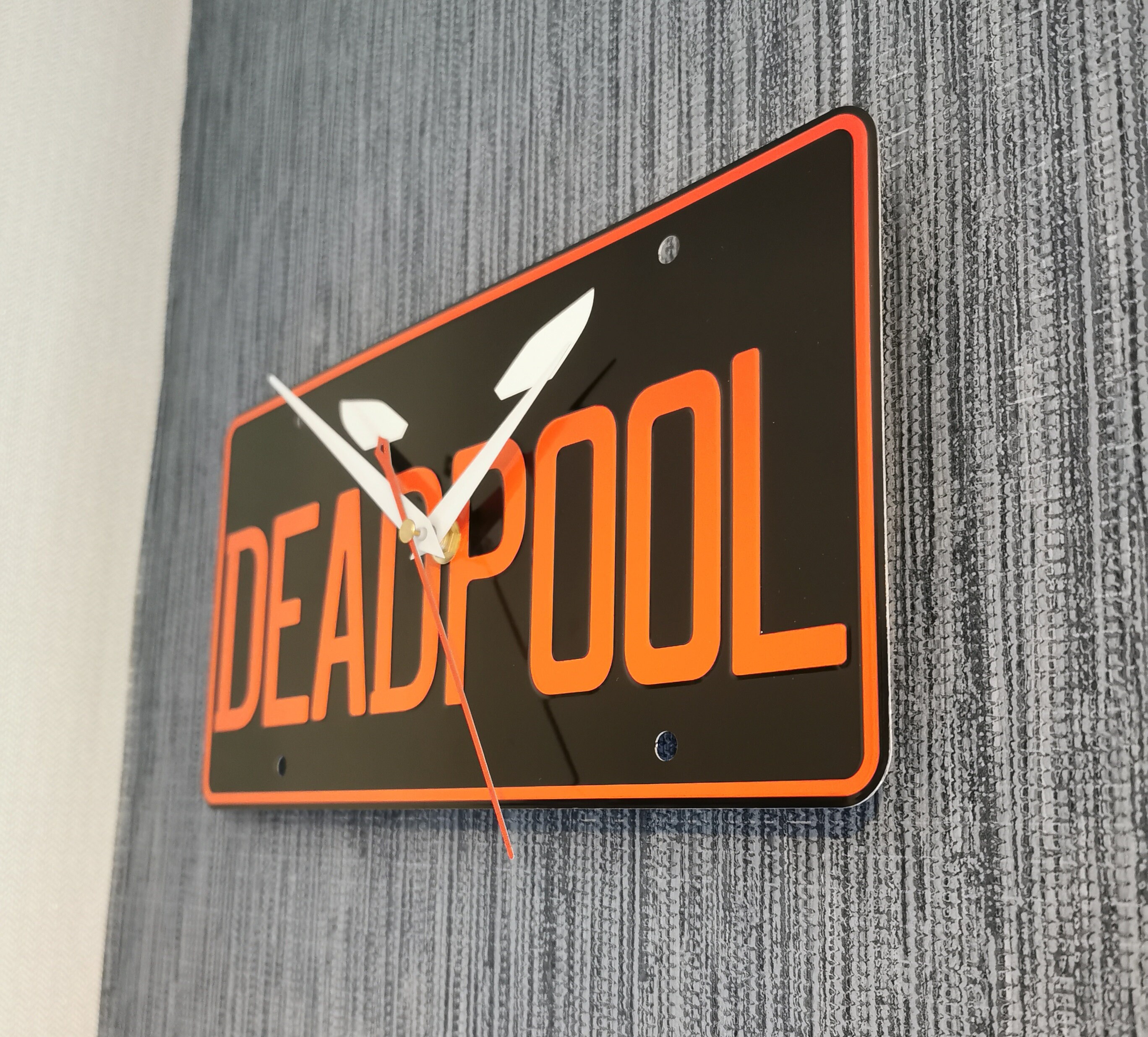 Deadpool Prop License Plate Clock Ideal for Home Cinema Room - Etsy