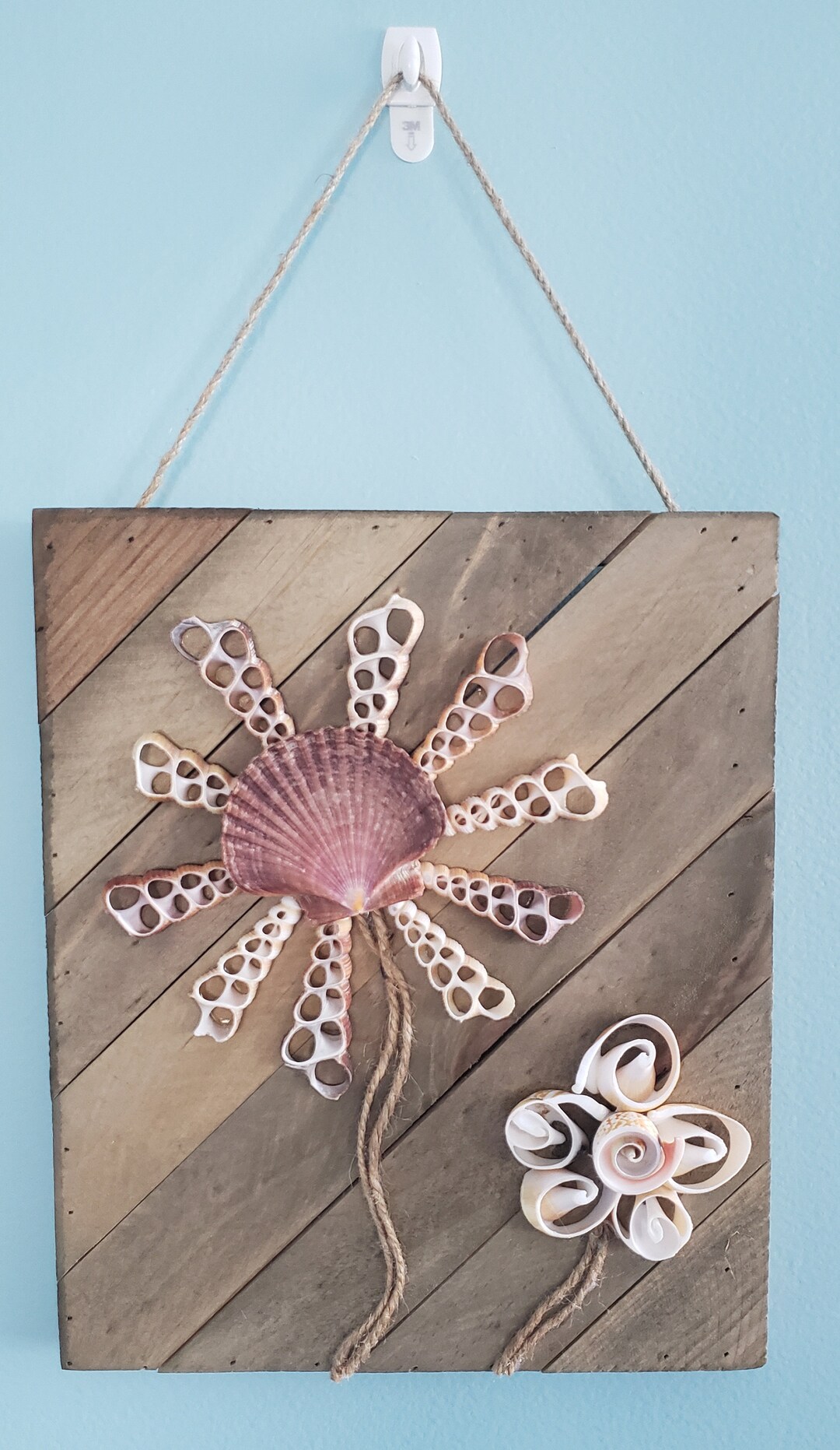 Sea Shell Flower Art - Etsy