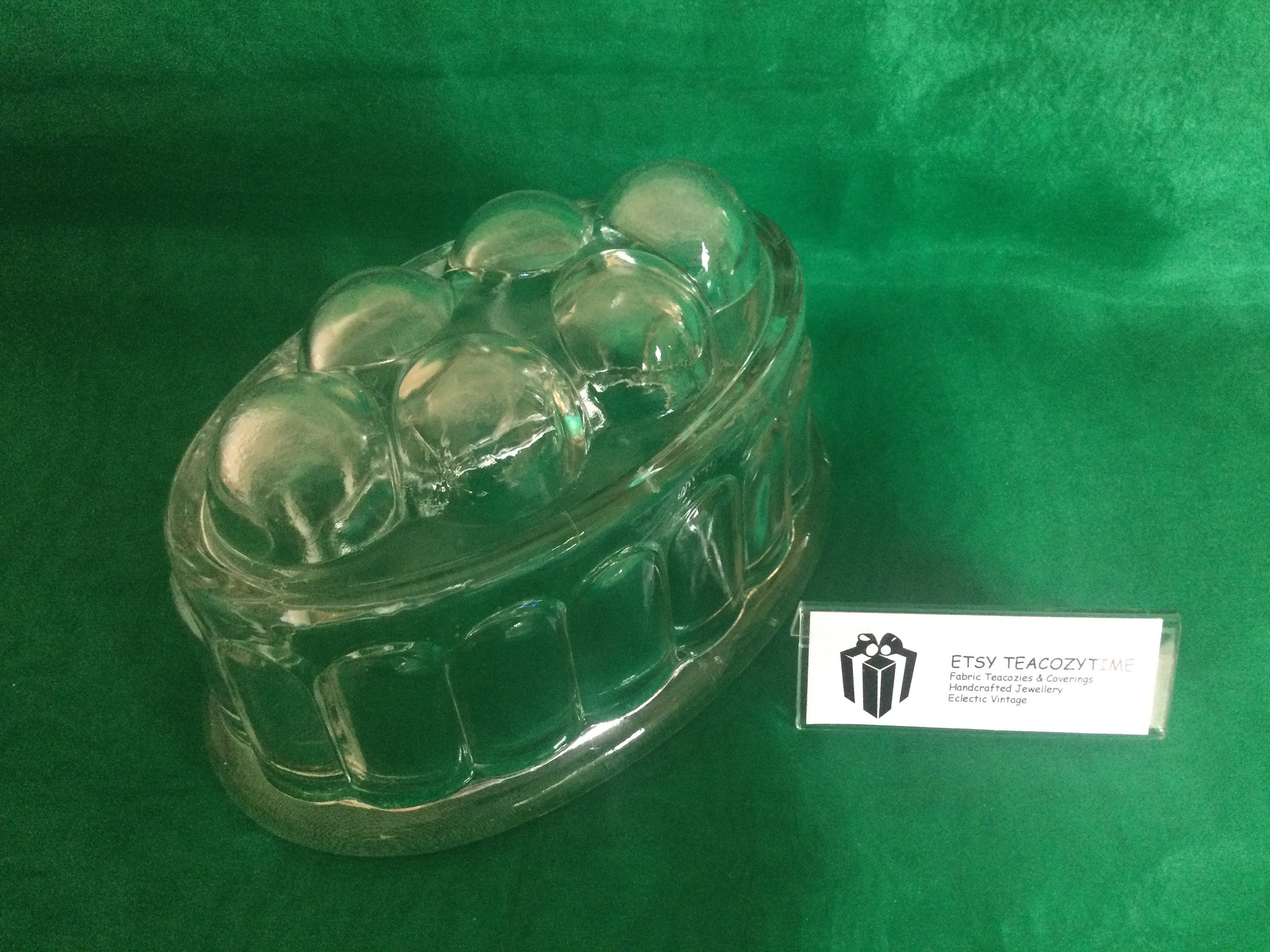 VINTAGE Glass Domes Conical Vases From Epergne Knobbed - Etsy