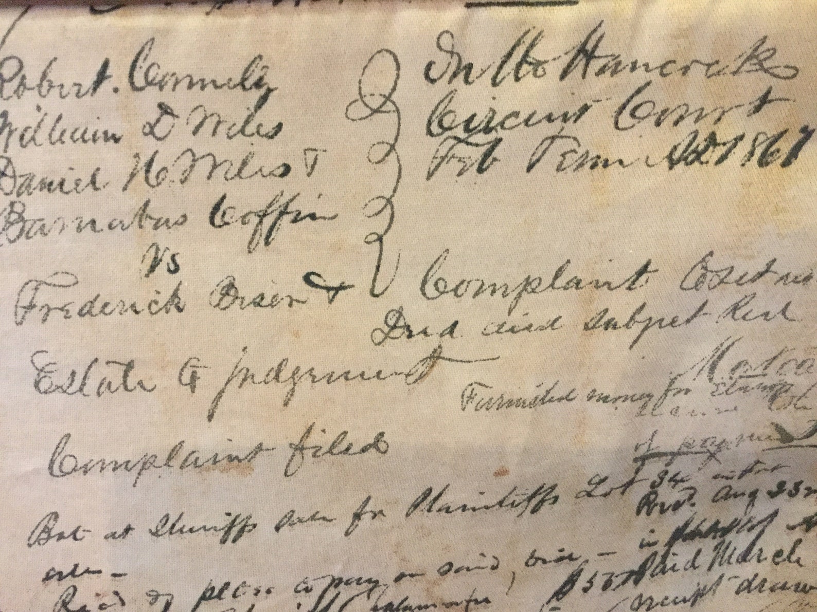 Old HANDWRITING Legal Documents ADMINISTRATION Date Stamp - Etsy