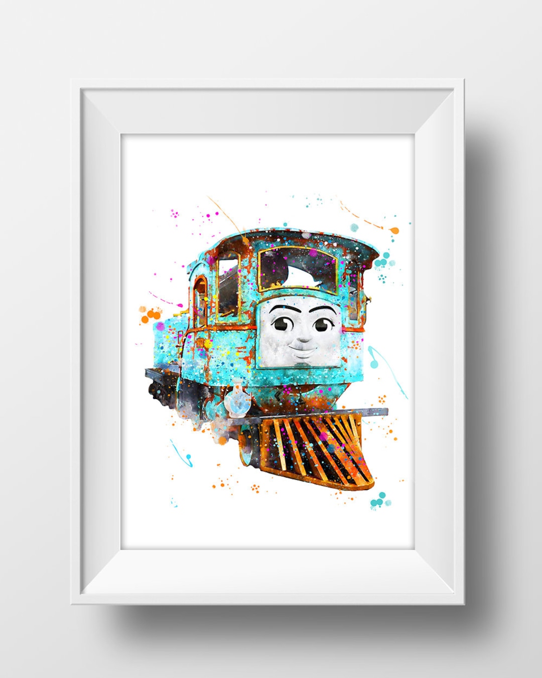 Lexi the Experimental Engine Watercolor Print Thomas and - Etsy