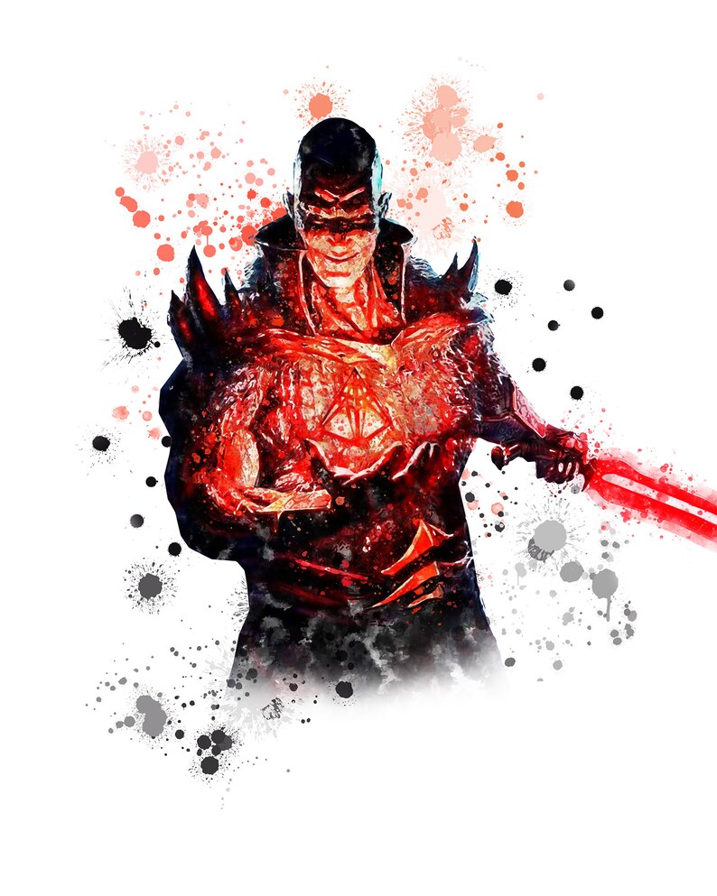 Darth Bane Poster Star Wars Print Darth Bane Print Darth Bane ...