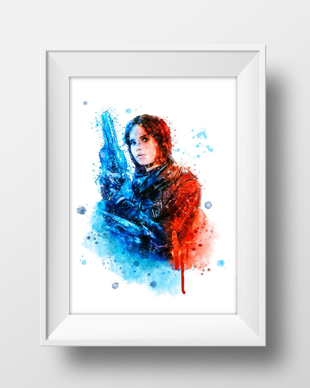 Star Wars Watercolor Star Wars Print Jyn Erso Poster Jyn Erso Printable ...