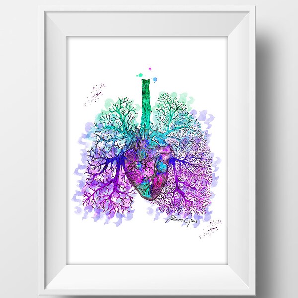 Respiratory System Poster - Etsy