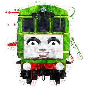 Thomas and Friends SET 12 Watercolor Print Thomas Adventures Thomas ...
